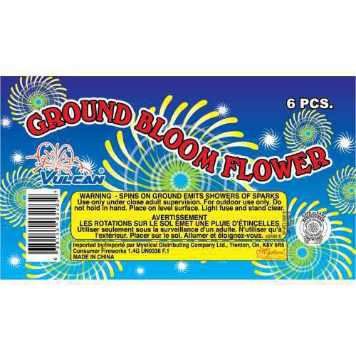 Jumbo Ground Bloom Flowers (6/Pack) - Fusion Fireworks
